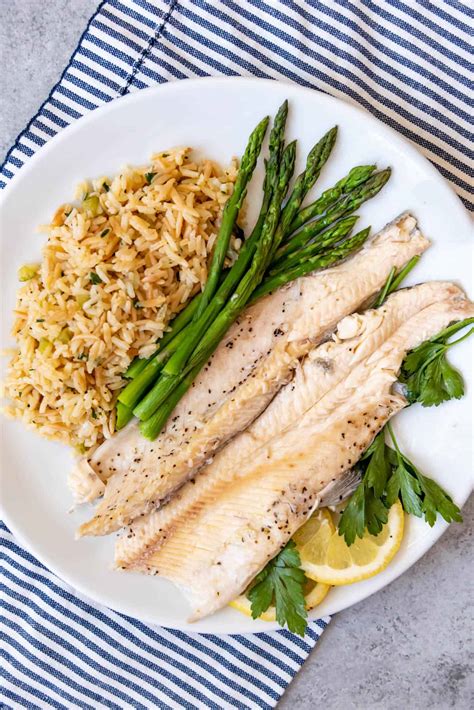 Baked Trout Garlic Butter Baked Trout Little Sunny Kitchen