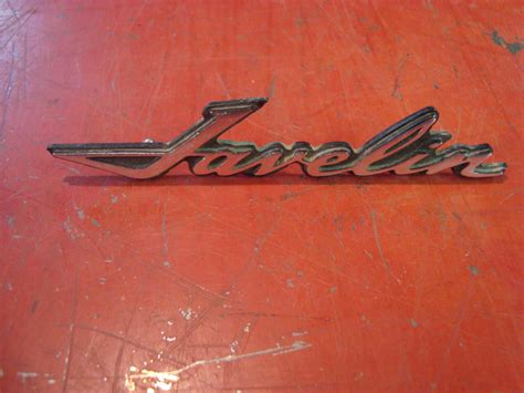 Amc Javelin Dash Emblem 4and1 4″ Long 1971 Through 1974 Danny L