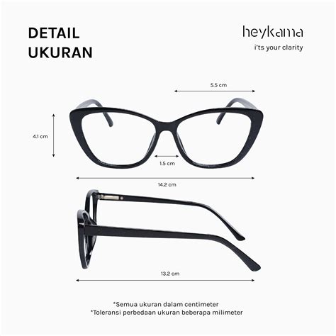 Akika Kacamata Cat Eye Heykama