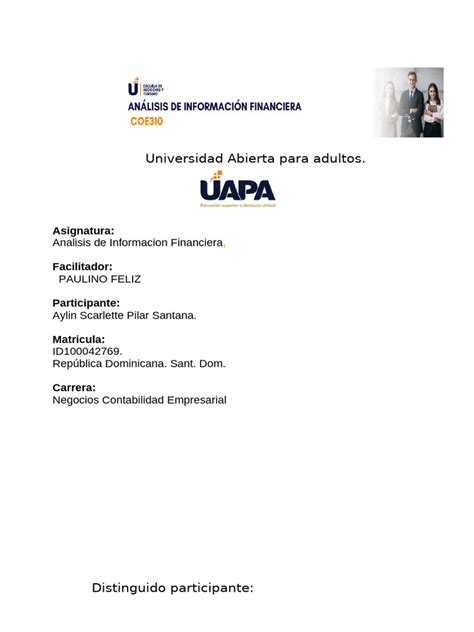 Tarea 2 Analisi Financiera Pdf