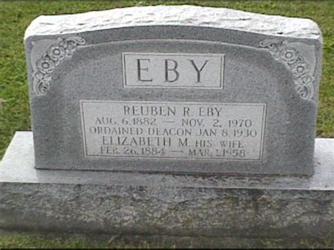 Elizabeth M Horst Eby 1884 1958 Find A Grave Memorial