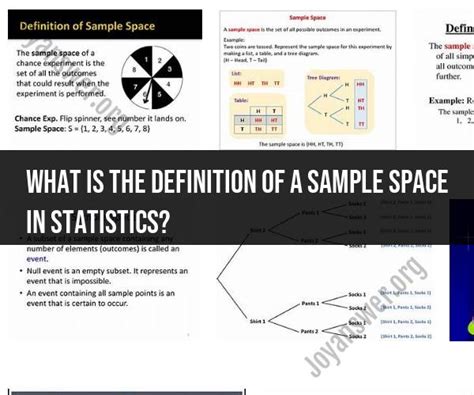 Understanding Sample Space Statistical Foundation