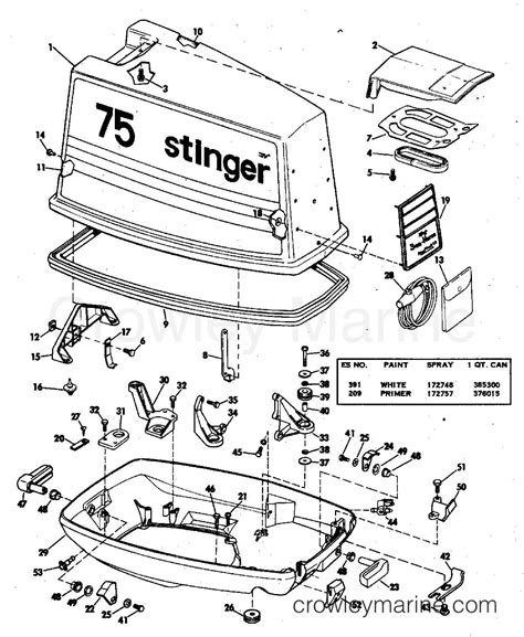 1978 Johnson Outboard Parts Diagram And Schematics