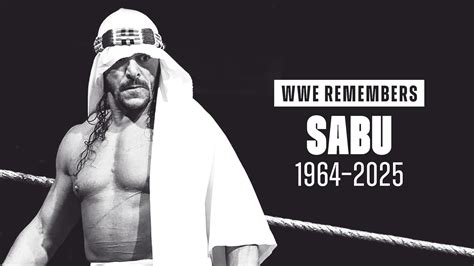 Sabu Passes Away Wwe
