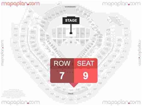 Atlanta Truist Park Detailed Interactive Seating Chart With Seat And Row