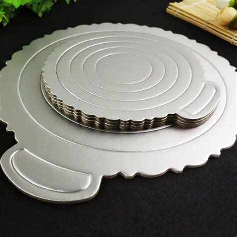 Embossed Wholesale Golden Round Cake Board Cardboard Base For Cake Decorating Cupcake Dessert