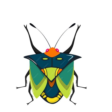 Premium Vector Vector Cartoon Funny Beetle Cockroach Mosquito