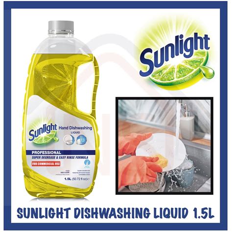 Sunlight Professional Hand Dishwashing Liquid 15l Shopee Singapore