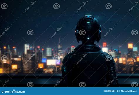 City Symbiosis Exploring The Futuristic Fusion Of Urbanism And Android