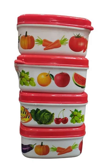 Rectangular Plastic Lunch Box At Rs 99piece Lunch Box In Hinganghat