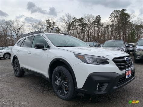 Crystal White Pearl 2021 Subaru Outback Onyx Edition Xt Exterior Photo