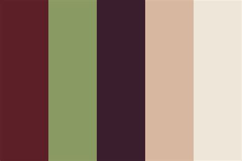 Moody Autumn Garden Color Palette