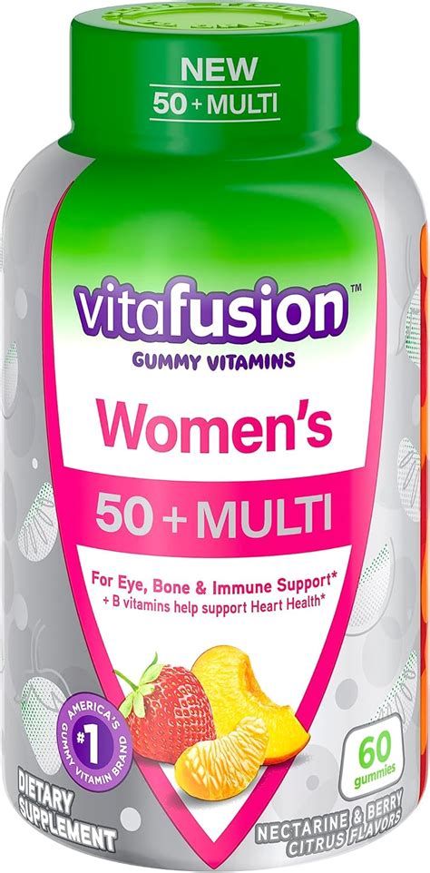 Vitafusion Womens 50 Multivitamin Daily Support Supplement 60 Count Health