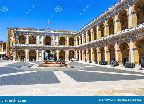 Loreto Italy Old Architecture Editorial Image Image Of City Arch