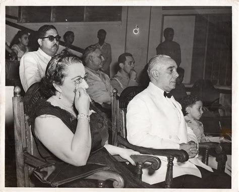 1950 Original Photo Dictator Rafael L Trujillo Wife Maria And Son