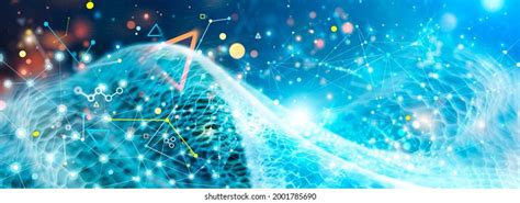 Big Data Technology Network Internet Connections Stock Illustration