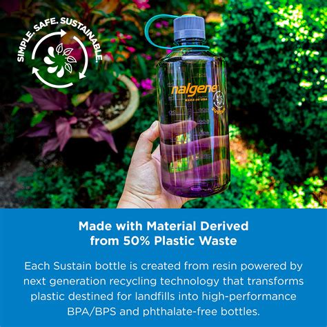 Nalgene Sustain Tritan Bpa Free Water Bottle Made