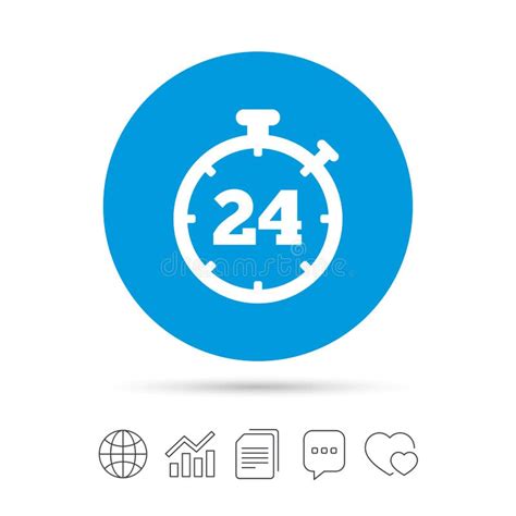2 Hours Timer Vector Symbol Black Color Stock Vector Illustration Of