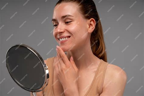 Premium Photo Portrait Of Person With Dermatitis Skin Condition