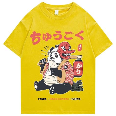 Japanese Fat Samurai Panda Unisex Tee Kawaiies