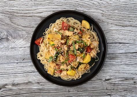 Chicken Capellini With Summer Vegetables Jsf Food Service