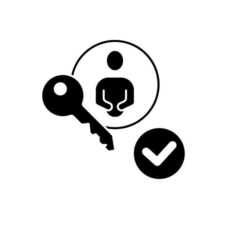 Authentication Concept Line Icon Simple Element Illustration