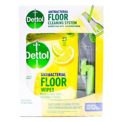 Dettol Floor Cleaning System X1 Mop System Pk25 Extra Large Citrus