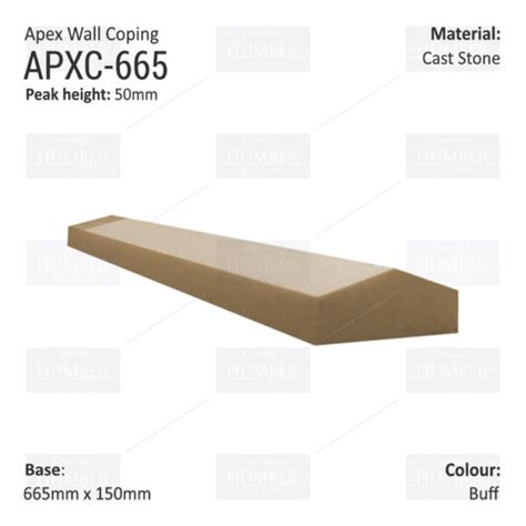Apex Coping Humber Cast Stone