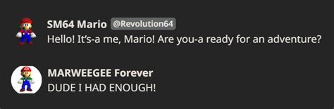 Character Ai Me Vs Sm64 Mario Fandom