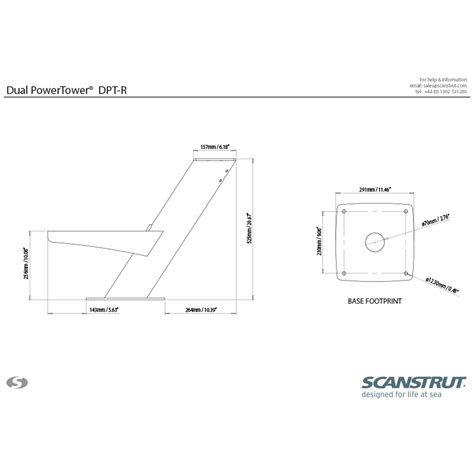 Køb Scanstrut Dual Powertower Dpt R Watski