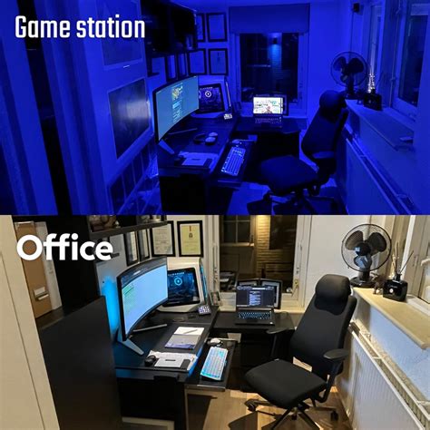 Alienware Setup And Philips Hue R Alienware