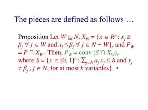 Ppt A Polyhedral Approach To Cardinality Constrained Optimization Powerpoint Presentation Id