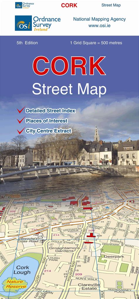 City Map Cork City Ireland Ordnance Survey La Compagnie Des Cartes Le Voyage Et La