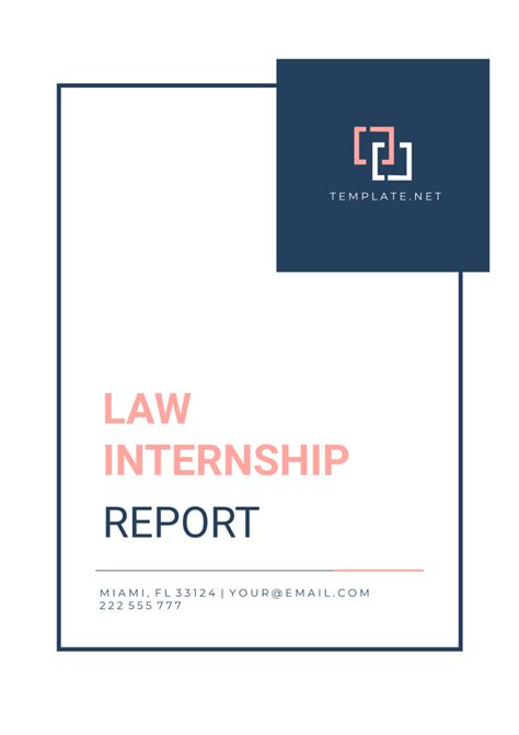 Free Internship Report Cover Sheet Template To Edit Online
