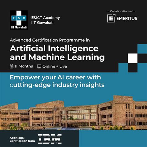Eandict Academy Iit Guwahati Ai Ml Course Artificial Intelligence Course By Eandict Academy Iitg