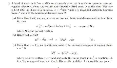 Solved Just parts b and c please. (This question was | Chegg.com