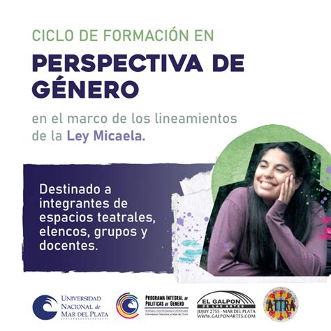 Ciclo De Formación En Perspectiva De Género El Galpón De Las Artes