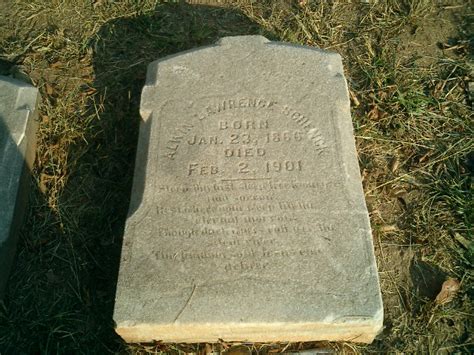 Alwin Lawrence Schenck 1866 1901 Memorial Find A Grave