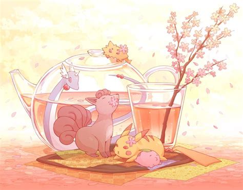 Cherry Blossom Scene Pokemon