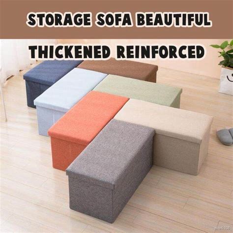 现货🔥折叠收纳箱 储物箱 衣服收纳 Storage Stool Bedroom Storage Storage Box Storage
