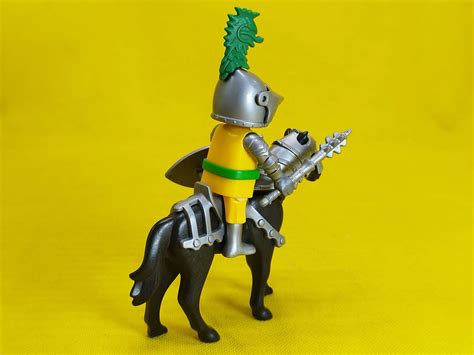 Playmobil Caballero Del Grifo Con Caballo Acorazado Colecciones De