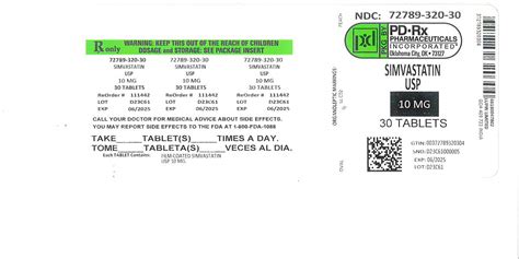Dailymed Simvastatin Tablet Film Coated