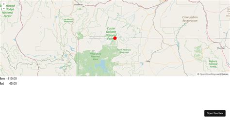 Geographic Codesandbox