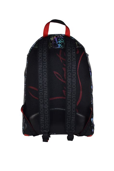 Luxury Backpack Backparis Christian Louboutin Black Backpack With