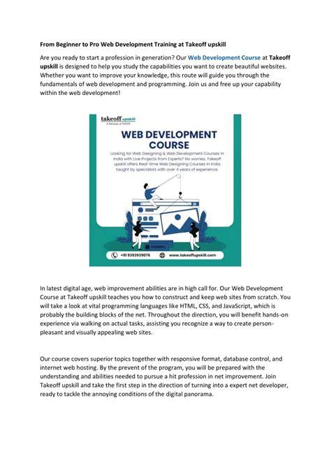 Ppt Web Development Course Powerpoint Presentation Free Download Id13643299