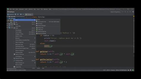 Python Oop Lesson 09 Shapes Simple Project بايثون بالعربى Youtube