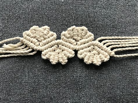 Macrame Lace BEGINNER Pattern Tutorial PDF Pattern Step By Etsy