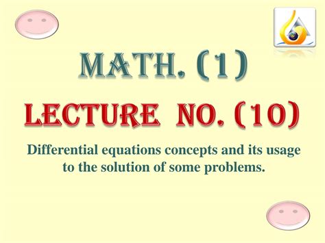 SOLUTION First Order Odes Studypool