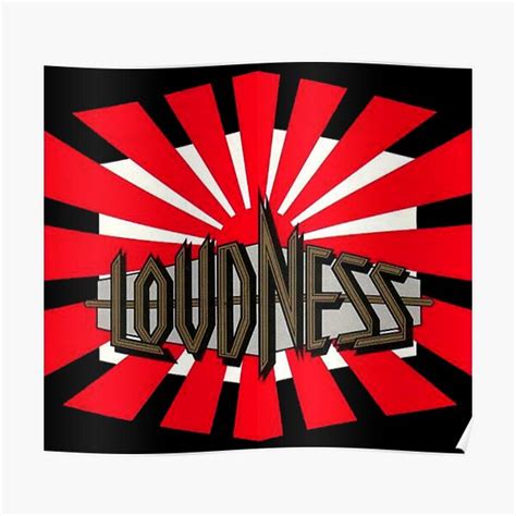 Best Selling Logo Tour Loudness Heavy Metal Band Poster For Sale By
