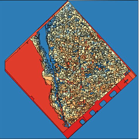 Python Select Border Region From Segmented Image Geographic Information Systems Stack Exchange